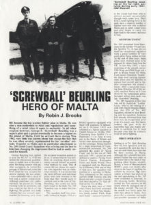 George Frederick Beurling - Canada's Aviation Hall of Fame