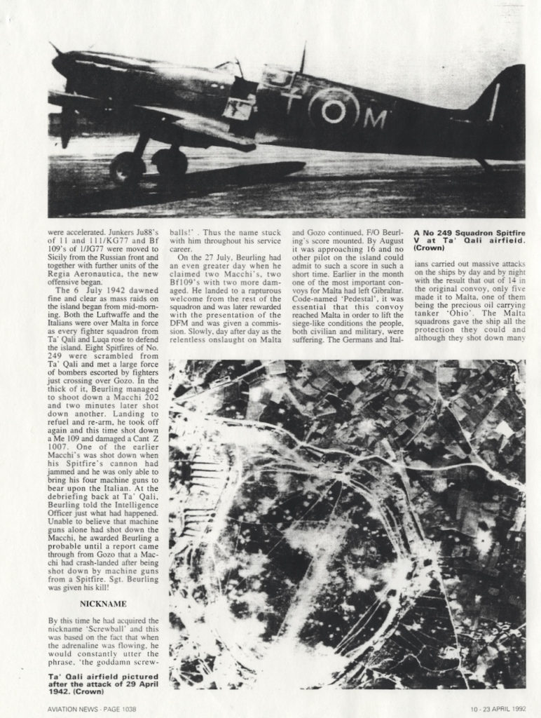 George Frederick Beurling - Canada's Aviation Hall of Fame