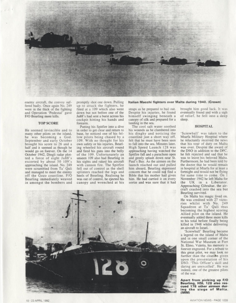 George Frederick Beurling - Canada's Aviation Hall of Fame